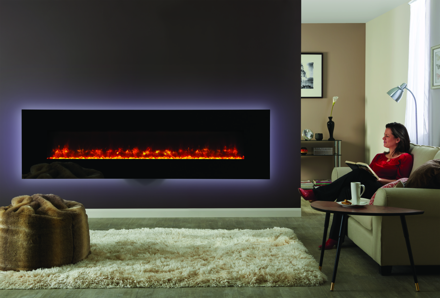 Contura Elektrokamin Radiance 190W mit Glasumrandung - Feuerland Kiel